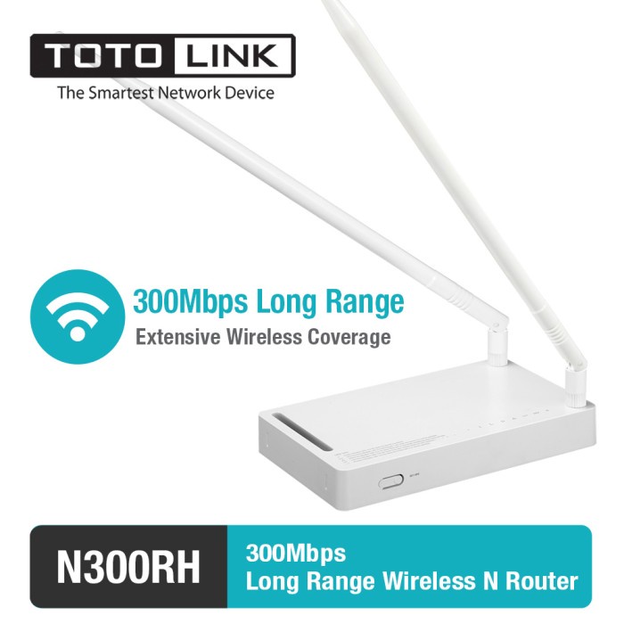 Jual TOTOLINK N300RH - 300Mbps Long Range Wireless N Router | Shopee Indonesia