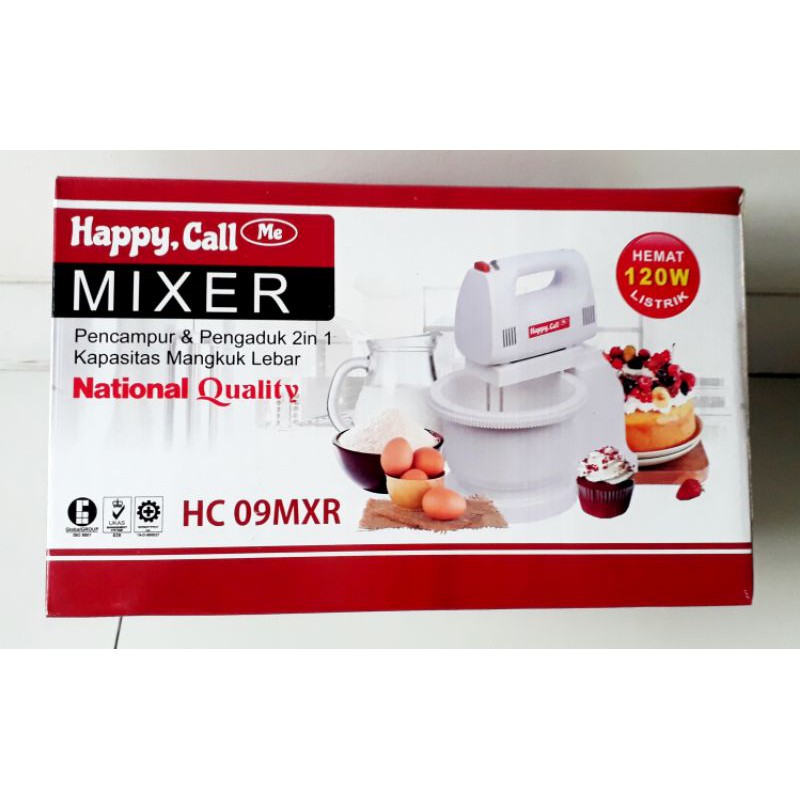 Jual Mixer com HAPPY CALL Hand mixer Pengocok adonan kue | Shopee Indonesia