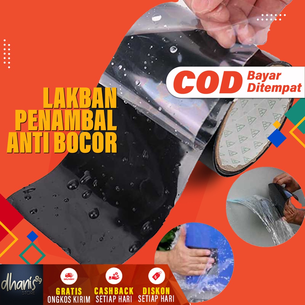 Jual Lakban Penambal Anti Bocor Kuat Waterproof Tape Laban Menambal Bak ...