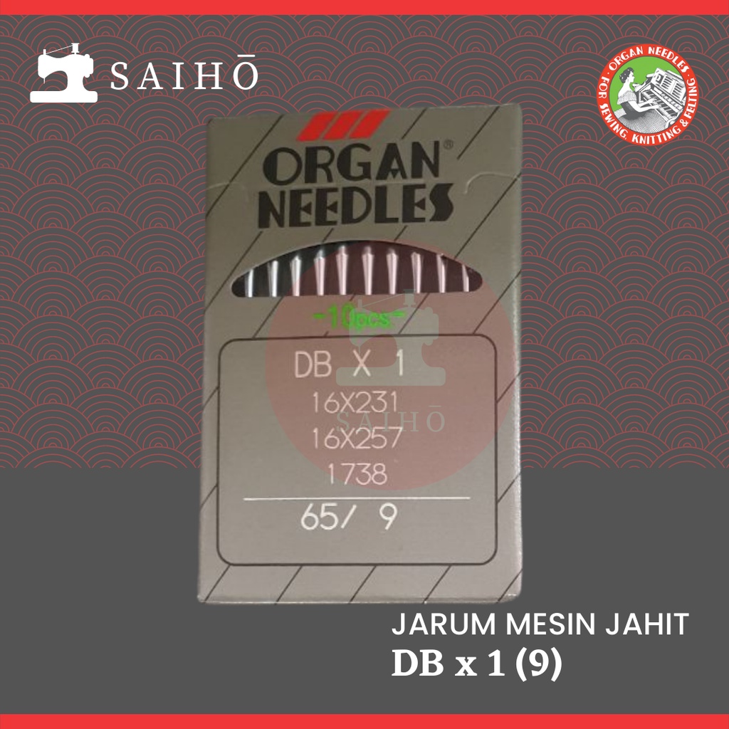Jual Jarum Mesin Jahit Industri DBx1 / DBx1++ ORGAN NEEDLES | Shopee Indonesia