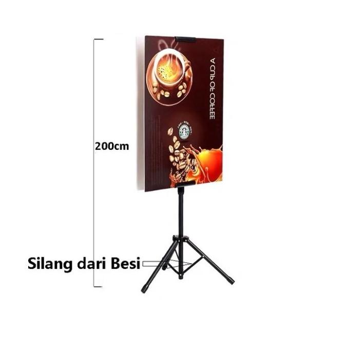 Jual Tripod Stand Banner Display / Tiang Iklan Untuk Banner Dan Poster ...