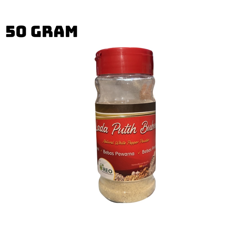 Jual LADA PUTIH BUBUK BOTOL CAP REO 50 GRAM - ECERAN | Shopee Indonesia