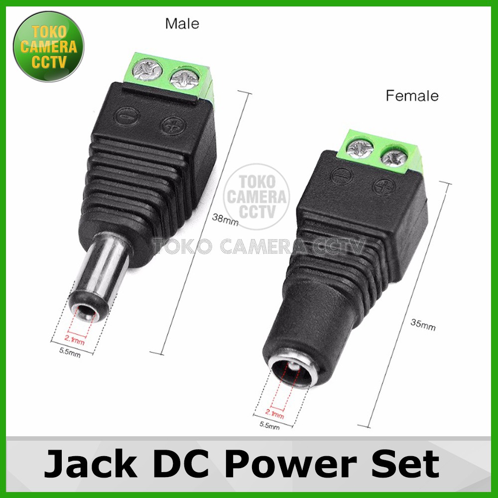 Jual Konektor Power 1 Set / Jack Power Sepasang | Shopee Indonesia
