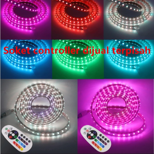 Jual RGB 5050 warna-warni 60 led lampu selang mata1 super terang dan kualitas tinggi IP65 tahan ...