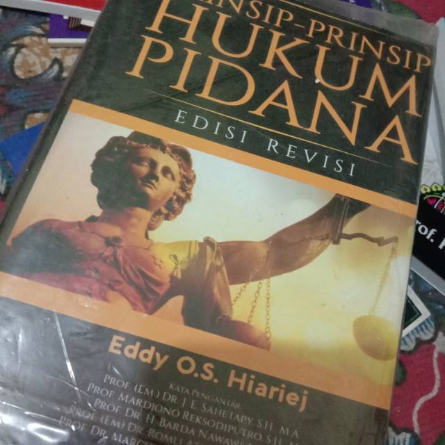 Jual PRINSIP PRINSIP HUKUM PIDANA edisi revisi | Shopee Indonesia