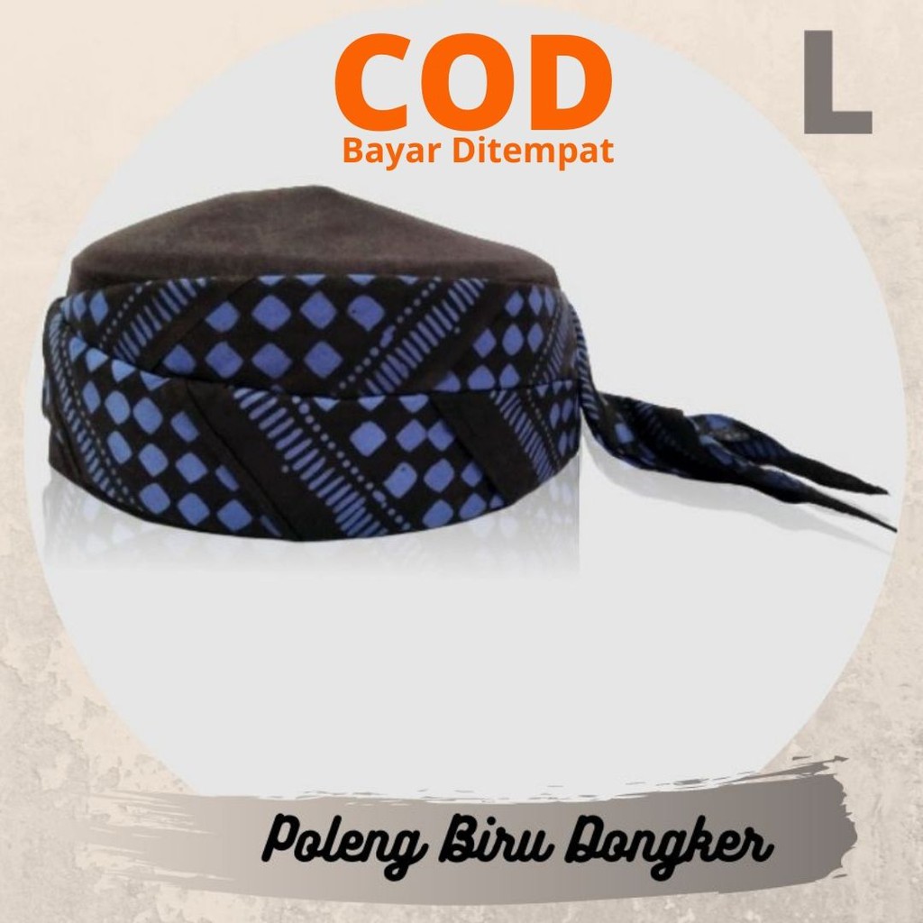 Jual Peci Batik Motif Poleng Kopiah Sorban Kupluk Peralatan Sholat ...