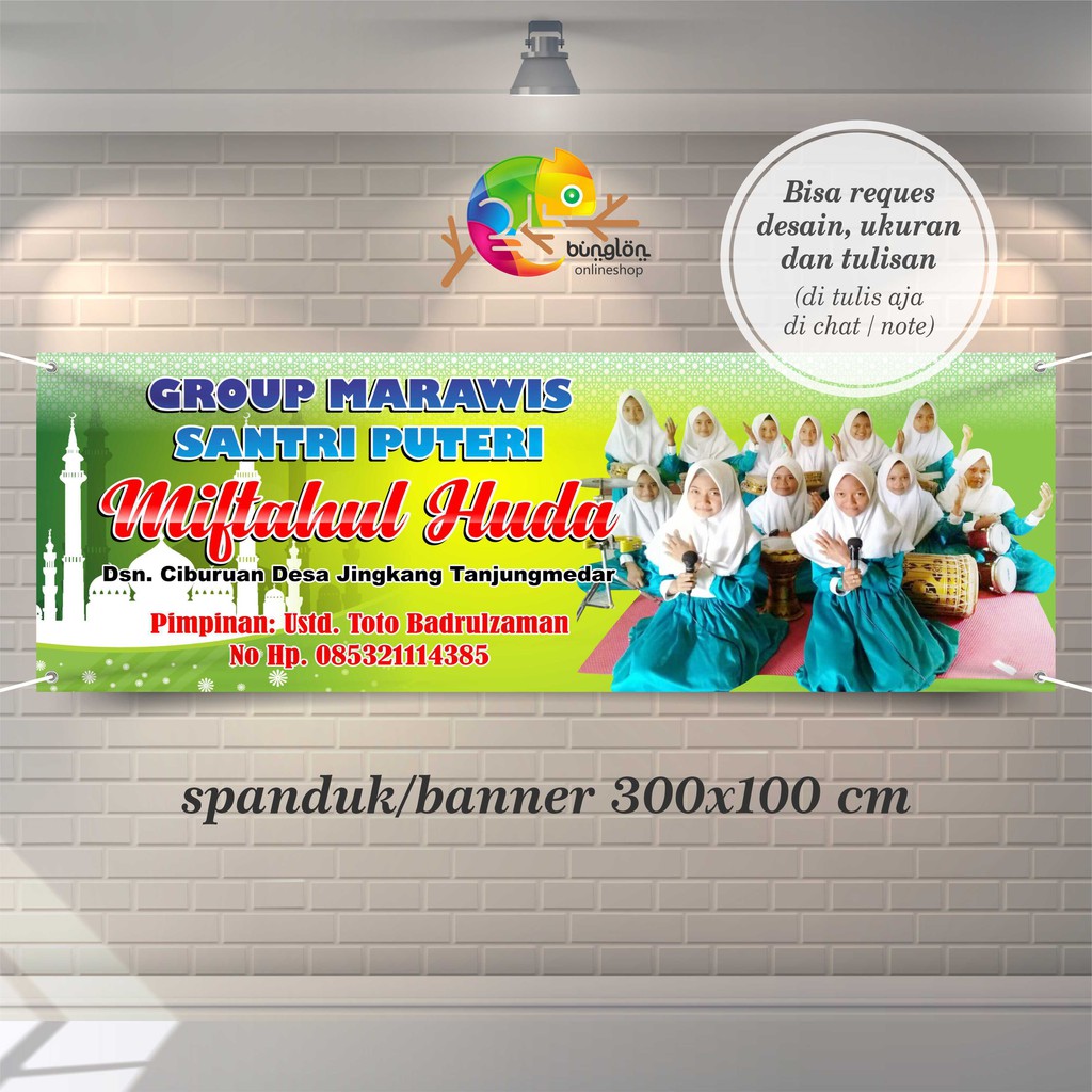 Jual Spanduk, Banner Group Tsamroh Marawis | Shopee Indonesia