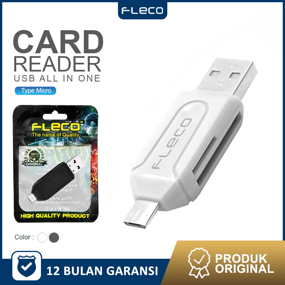 Jual Otg Card reader panjang MicroMMC SD Card Colokan Micro Fast Data 3 ...