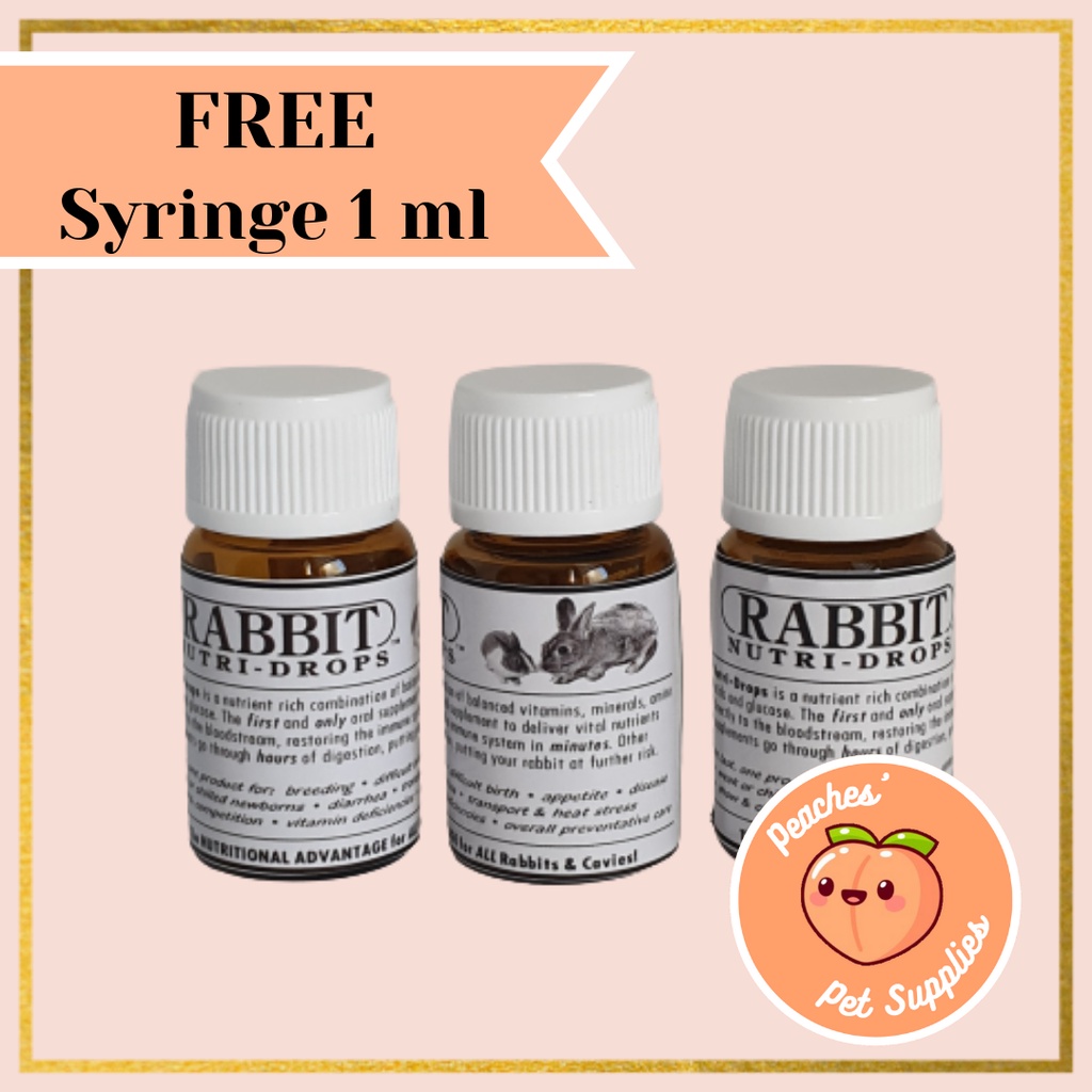 Jual Vitamin - Rabbit Nutri-Drops Repack10ml | Shopee Indonesia
