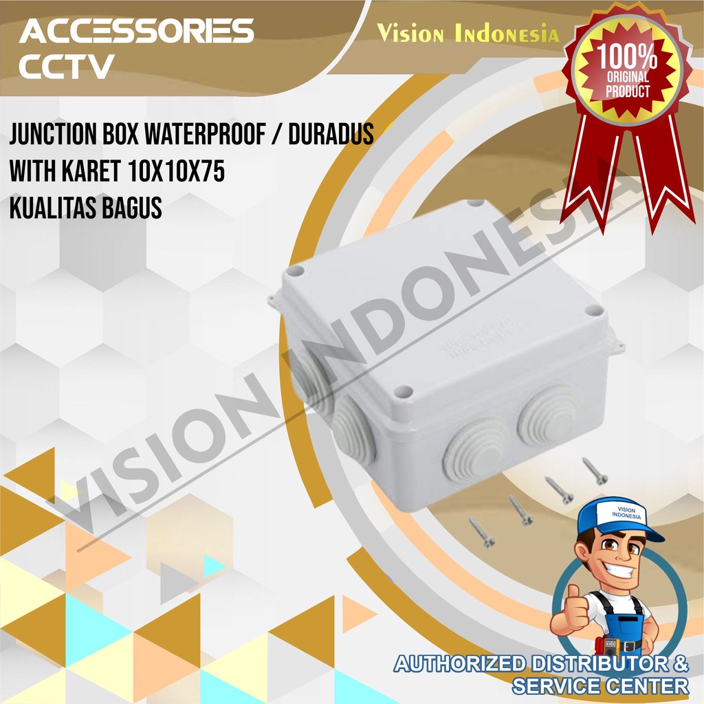 Jual JUNCTION BOX WATERPROOF / DURADUS WITH KARET 10x10x75 KUALITAS ...
