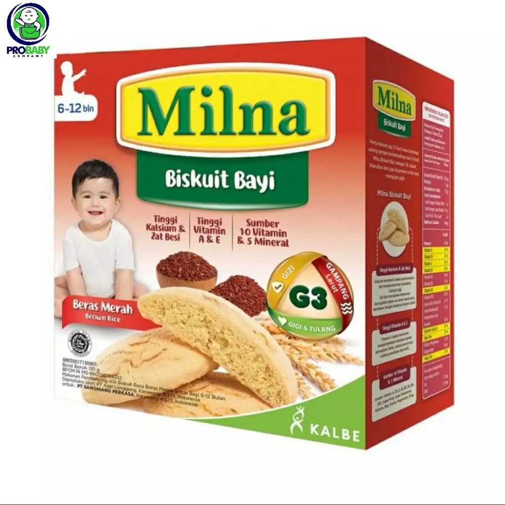 Jual Milna Baby Biskuit Beras Merah | Shopee Indonesia