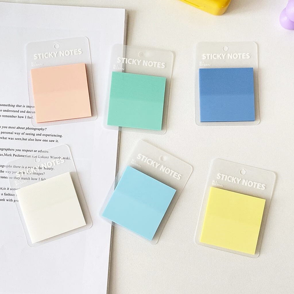 Jual Transparent PET Sticky Note 50 Sheet | Shopee Indonesia