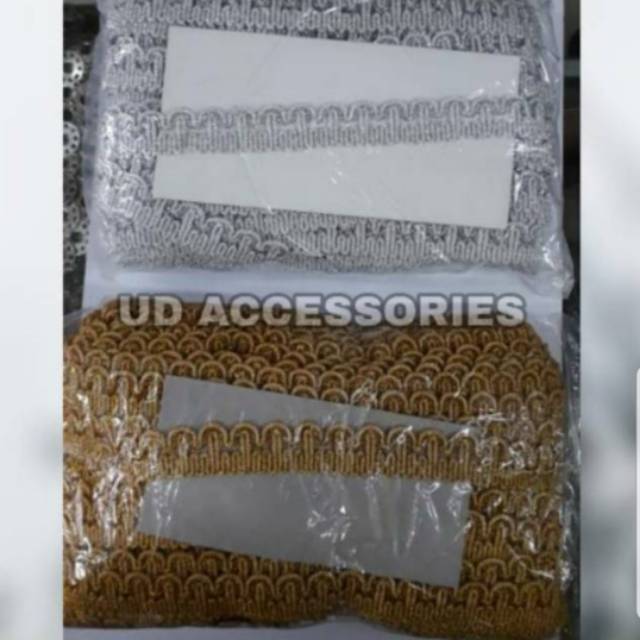 Jual Renda kur no 2 mas perak 25 YARD | Shopee Indonesia