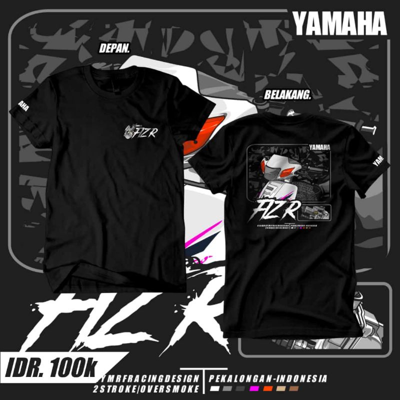Jual promo kaos baju desing vector yamaha F1ZR fizR loplopan 5km gaul ...