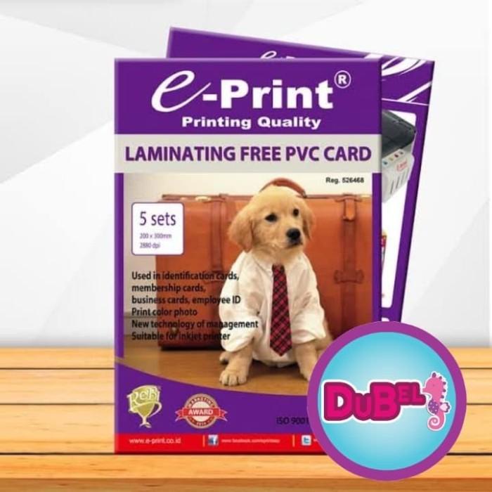 Jual Art Paper Kertas Pvc Id Card Eprint 5 Set | Shopee Indonesia