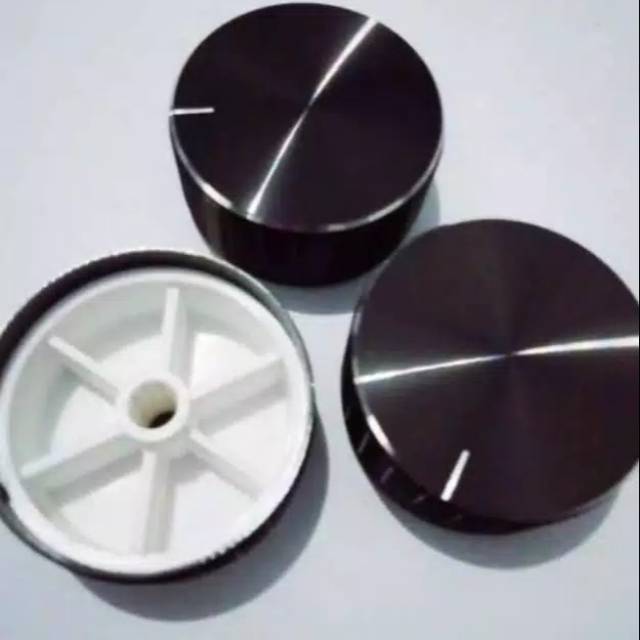 Jual Kenop knop almini knop potensio besi besar volume 40mm | Shopee ...
