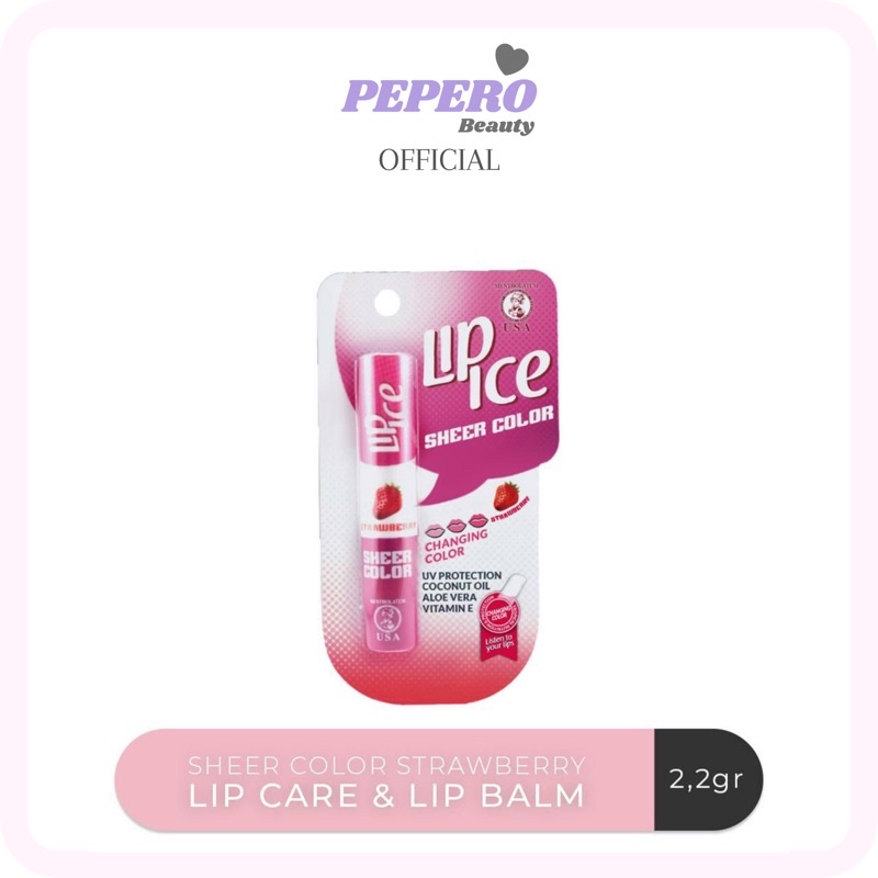 Jual LIP ICE Sheer Color Lip Balm 2,2gr | Beeswax | Shopee Indonesia