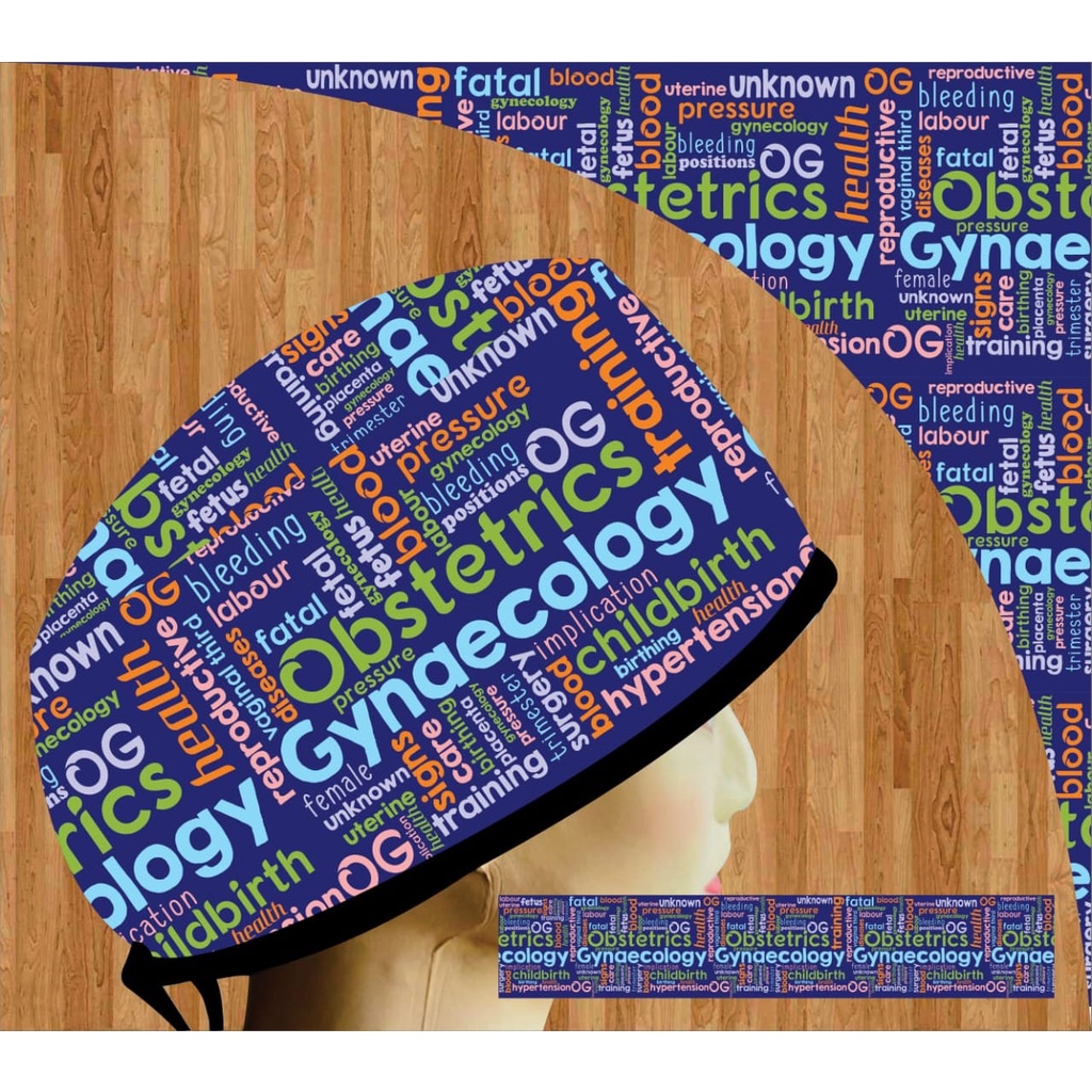 Jual Head Cap /Topi Medis / Scrub Hat / Surgical Cap / Obstetrics ...