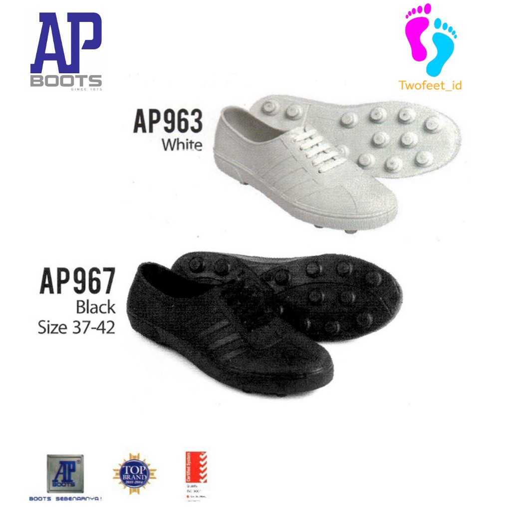 Jual Sepatu Karet AP Boots Multi Fungsi- AP PUL BOLA 963 Putih dan 967 ...