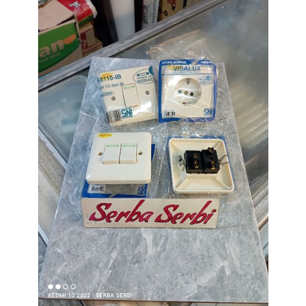 Jual (TANAM INBOX) Saklar petik kotak kontak lubang dinding | Shopee ...