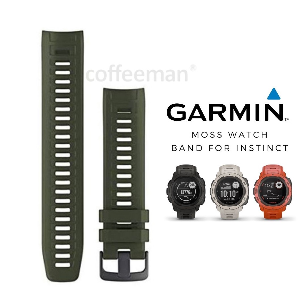 Jual Garmin Instinct Replacement Band Watch Strap Jam Smartwatch Moss ...