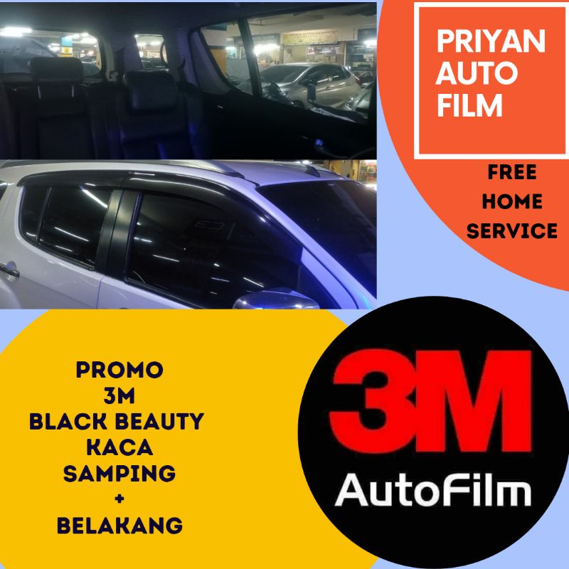 Jual Kaca Film 3M Black Beauty Samping + Belakang | Shopee Indonesia