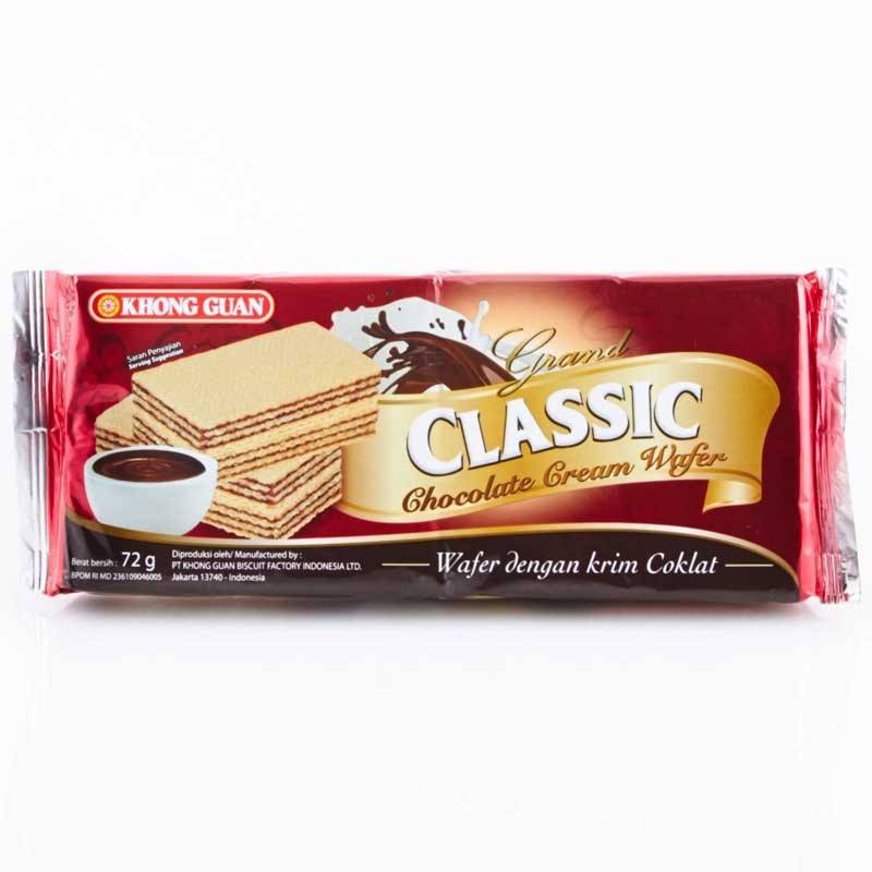 Jual Khong Guan Wafer Grand Classic Choco Cream 72 G Shopee Indonesia