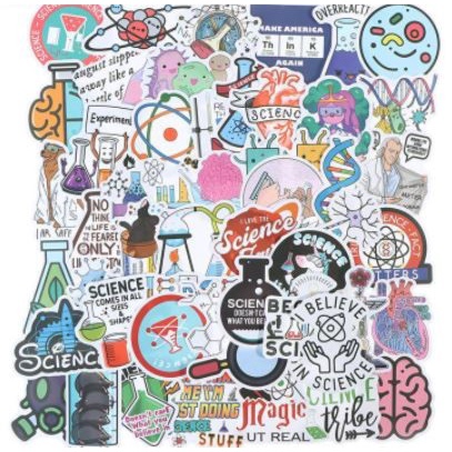 Jual Science Chemistry Laboratory PVC Sticker (10pcs) | Shopee Indonesia