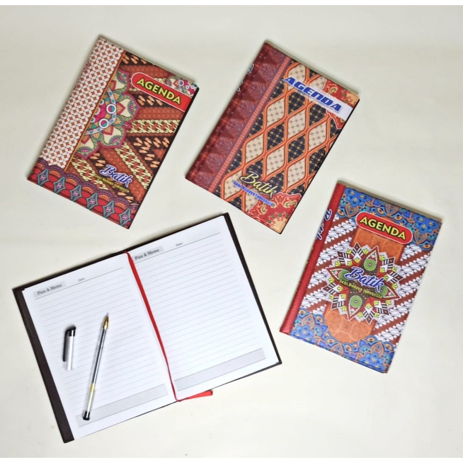 Jual SJS Buku Agenda Batik / Diary / Buku Planner / Buku Kerja / Kantor ...
