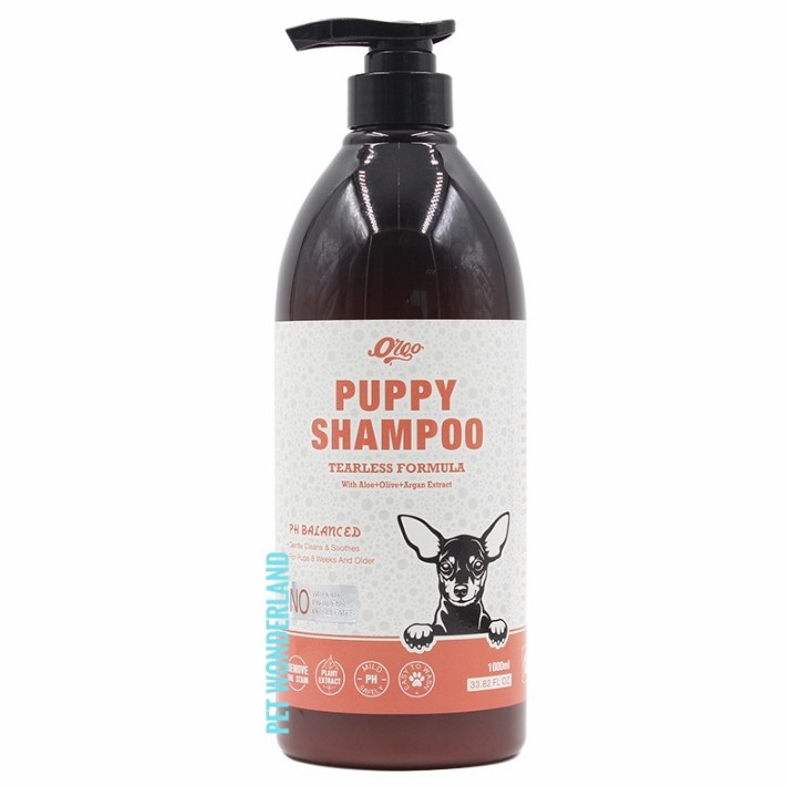 Jual Orgo Puppy Shampoo Tearless 1000 ML - Dog Puppy Shampoo 1000 ML ...