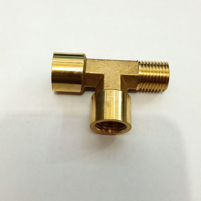 Jual Nepel / neple Tee 1/4" inch kombinasi Drat luar - dalam | Shopee ...