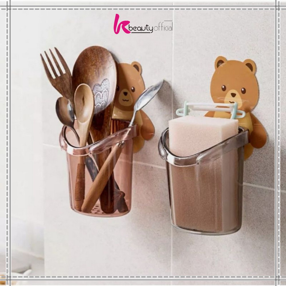 Jual KB-C452 Rak Tempel Tempat Sikat Gigi Bear Rak Serbaguna Kamar ...