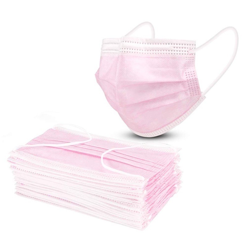 Jual MASKER MEDIS PINK ALKINDO PACK ISI 50PCS | MASKER ALKINDO PINK ...