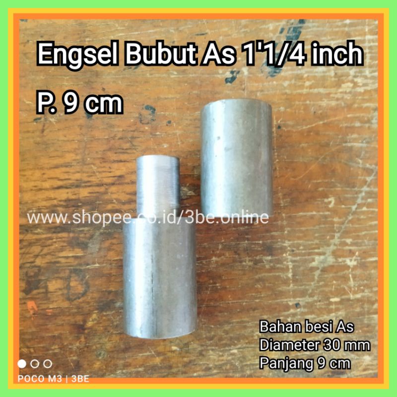 Jual engsel pagar bubut as 1 1/4 inch panjang 9cm pintu besi | Shopee ...