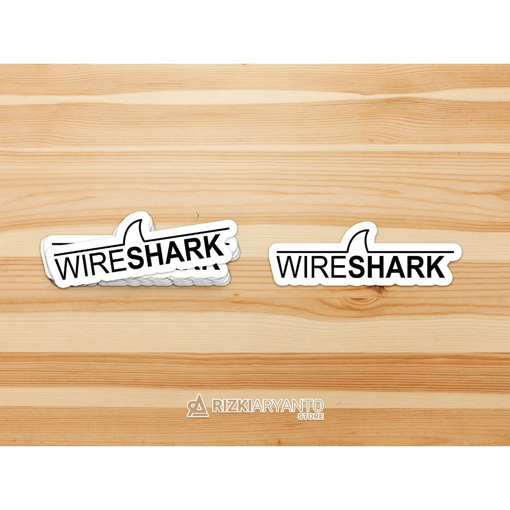 Jual Sticker - Stiker Logo Wireshark Wordmark untuk PC Laptop HP dll ...