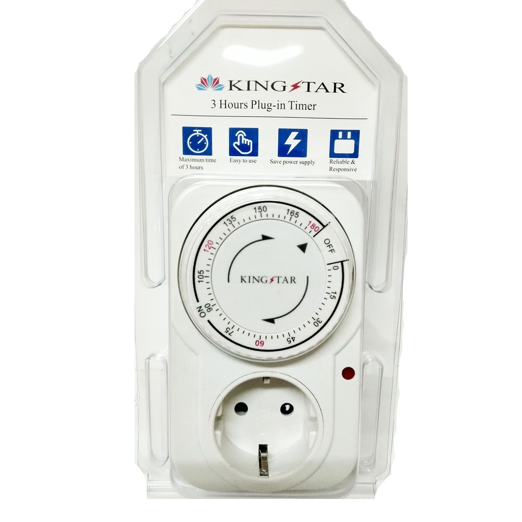Jual STOP KONTAK TIMER ANALOG 3 JAM KINGSTAR | Shopee Indonesia