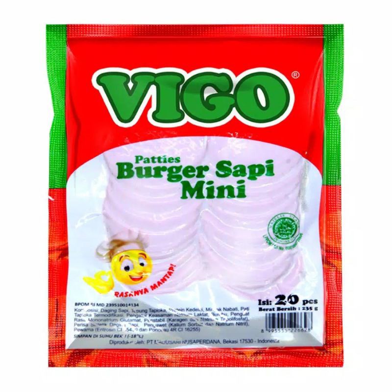 Jual Isi Burger Sapi Mini Isi20 Vigo Malang | Shopee Indonesia