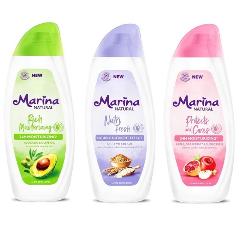 Jual Marina hand body natural 100 ml | Shopee Indonesia