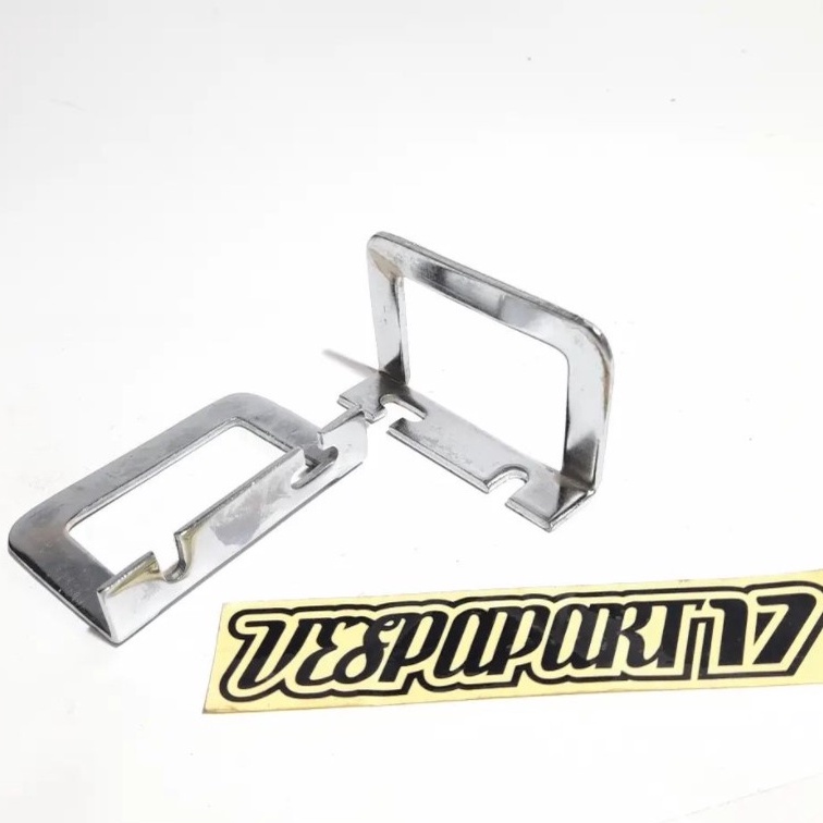 Jual Trapdor Penahan Dek Vespa Model Mrp Chrome Shopee Indonesia