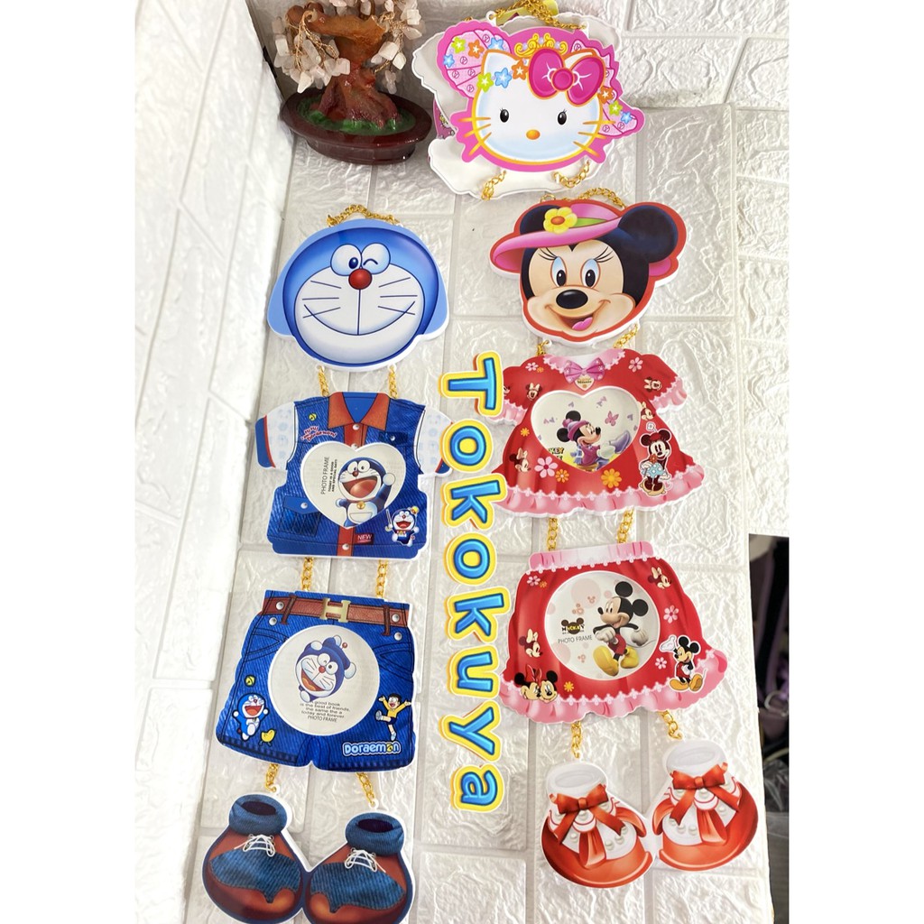Jual bingkai foto lucu frame panjang renteng untuk dinding anak lucu ...
