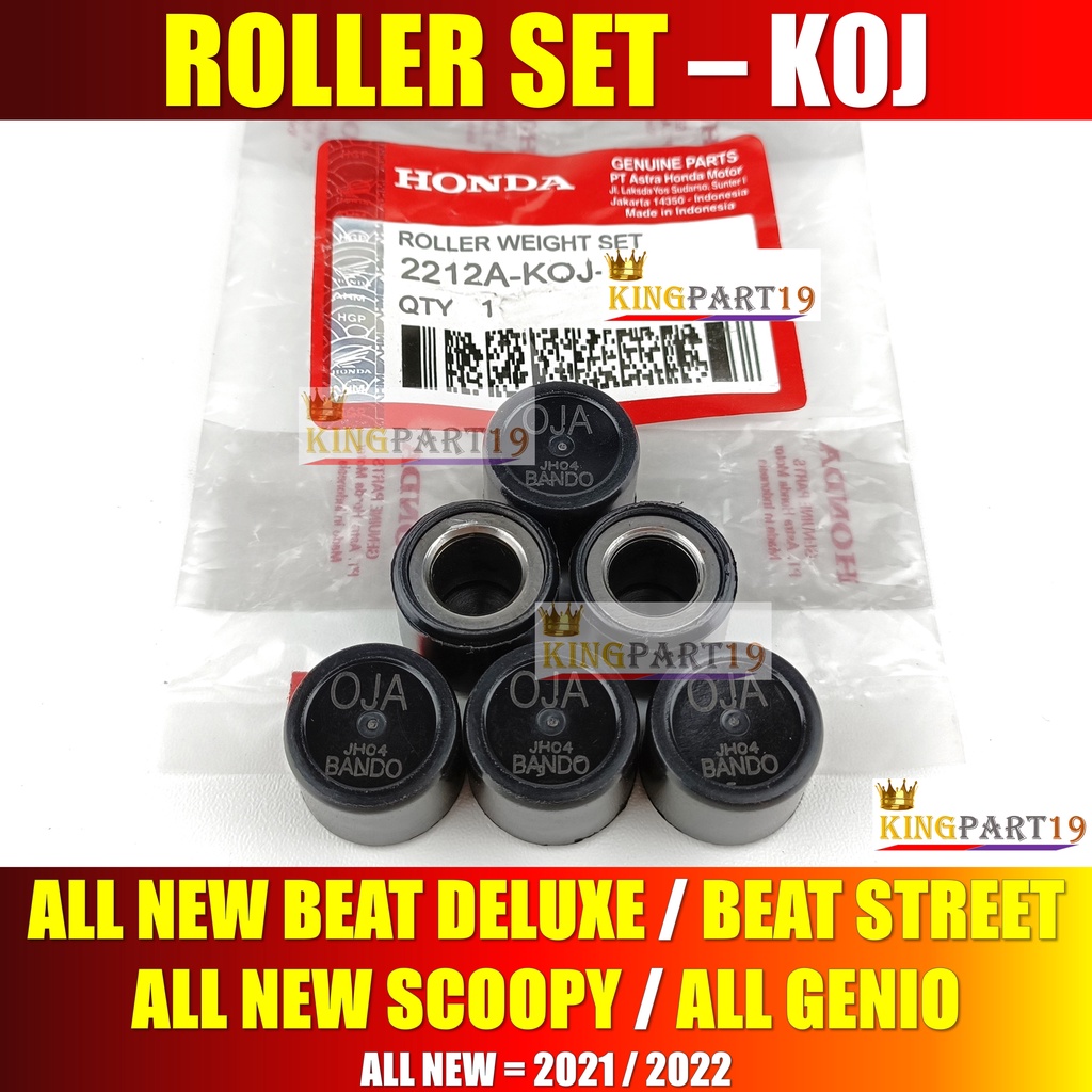 Jual ROLLER GENIO BEAT NEW DELUXE SCOOPY NEW BEAT STREET 2021 2022 K0J | Shopee Indonesia