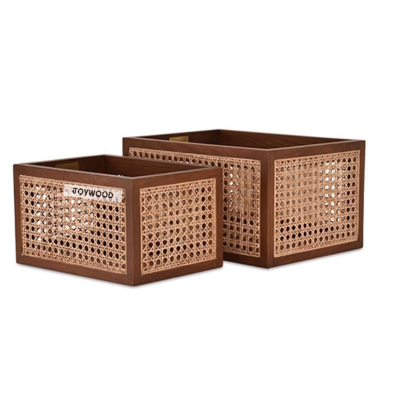 Jual Joywood Kotak Rotan/ Kotak kayu jati/ Box/ Box perhiasan/ Kotak ...