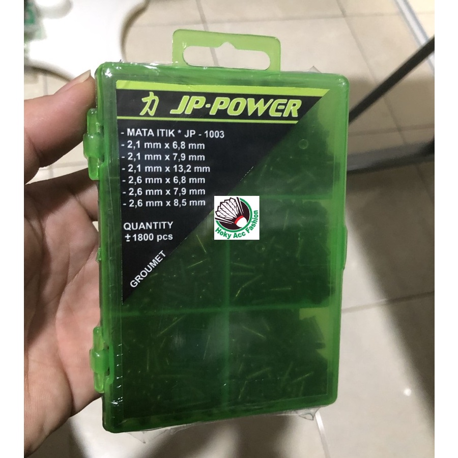 Jual Mata Itik JP-POWER Black / Hitam JP POWER GROUMET RAKET BADMINTON ...