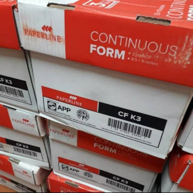 Jual Kertas Printer Continuous From NCR 3 Ply Warna putih semua ...