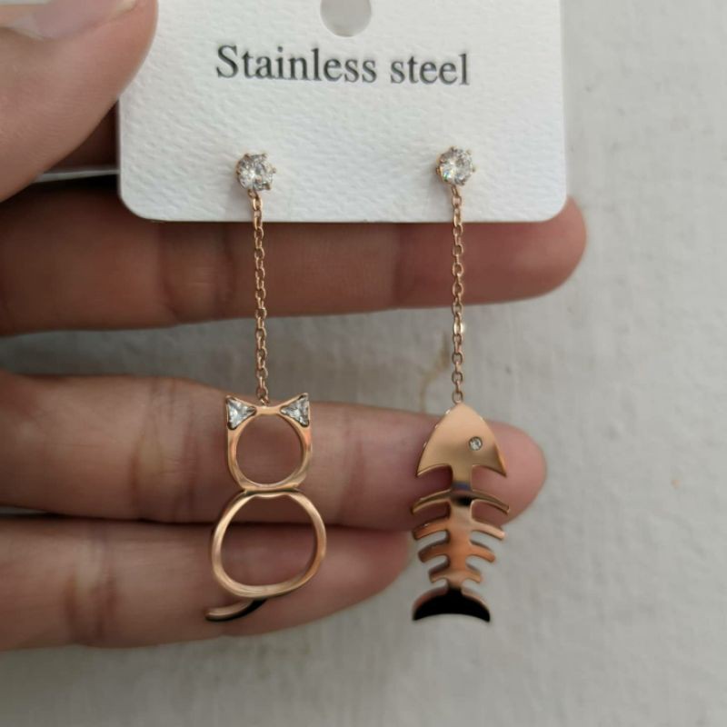 Jual ANTING TITANIUM STAINLESS PREMIUM ANTI HITAM ANTI KARAT ACC00822 ...