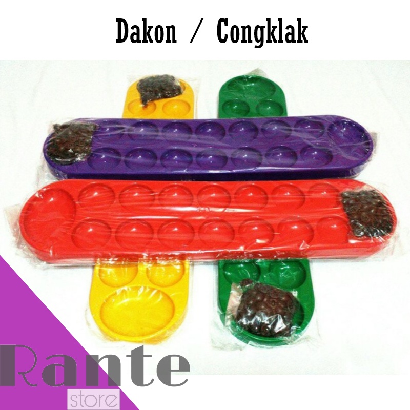 Jual Mainan Anak SNI Congklak Dakon Besar 60 cm Permainan Tradisional ...