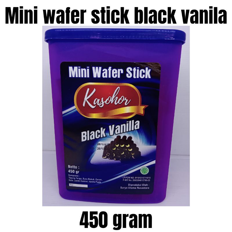 Jual Mini Wafer Stick Kasohor Black Vanilla | Shopee Indonesia