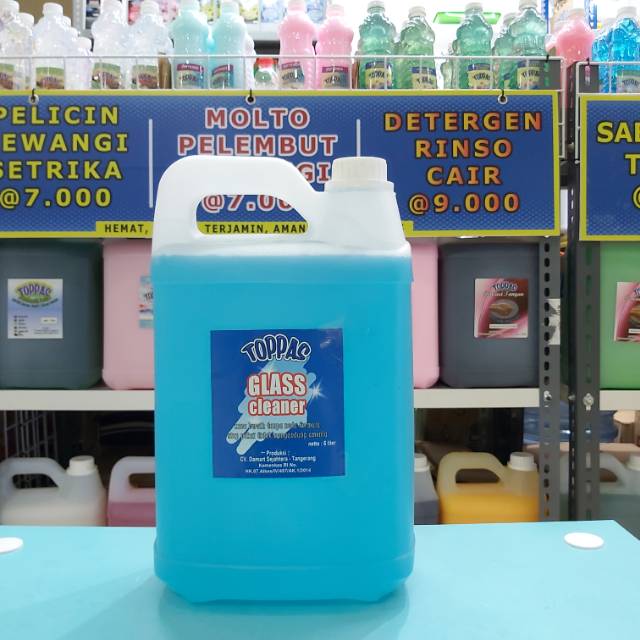 Jual PEMBERSIH KACA GLASS CLEANER CLING 5 LITER WANGI PREMIUM BPOM ...