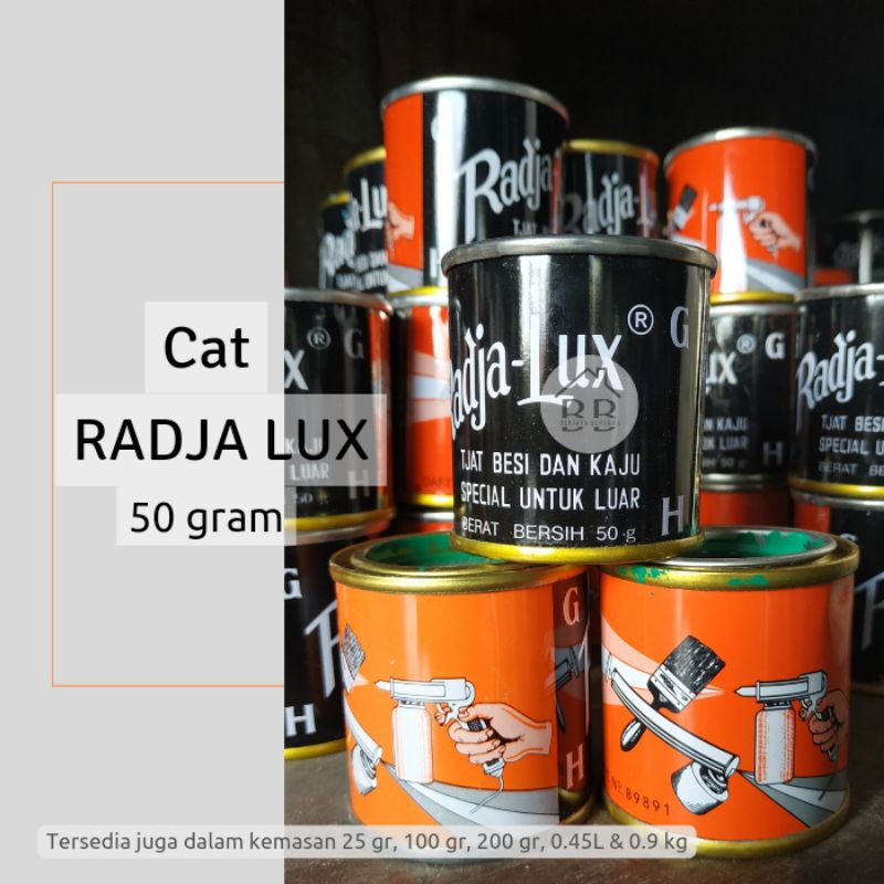 Jual Cat Besi Kayu Radja Lux 50 GR Banyak Warna | Shopee Indonesia