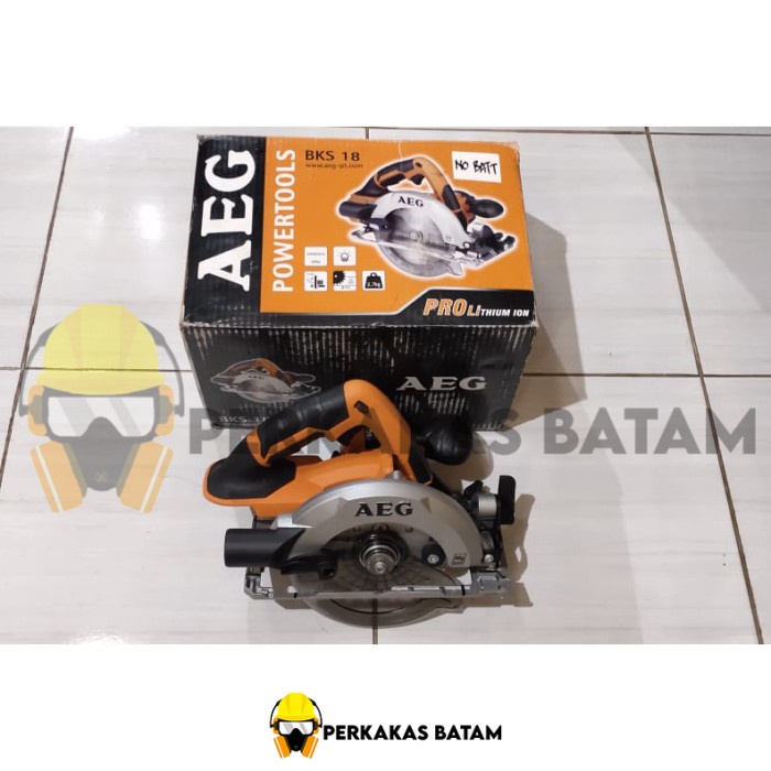 Jual Cordless Circular Saw Baterai AEG BKS 18 HANYA UNIT | Shopee Indonesia